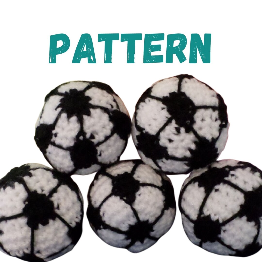 Mini Soccer Balls Sports DIY CROCHET PATTERN - Etsy