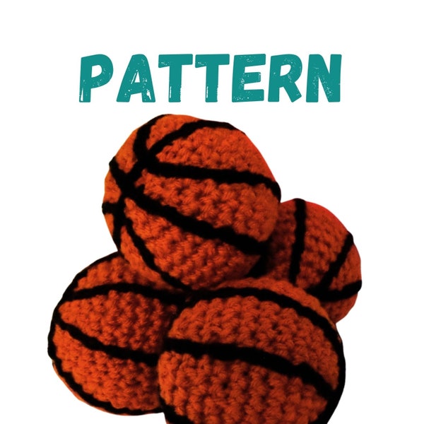 Crochet Basketball Pattern - Etsy