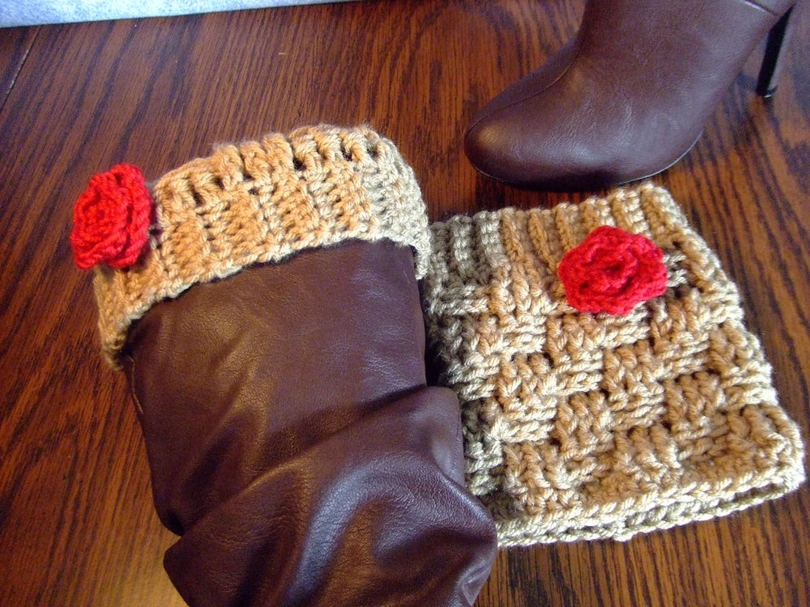 Boot Cuffs, 3 Styles DIY CROCHET PATTERN - Etsy