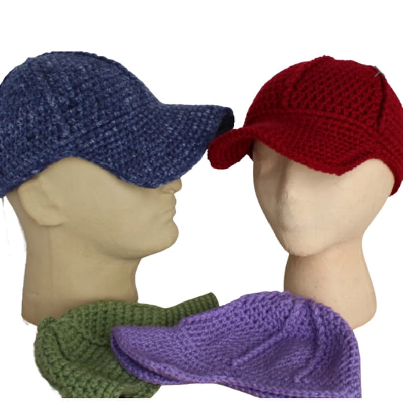 Crochet Baseball Cap Pattern | Beginner Friendly (PDF Pattern) - Etsy