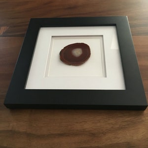 Red Agate Framed Geode Slice - Etsy