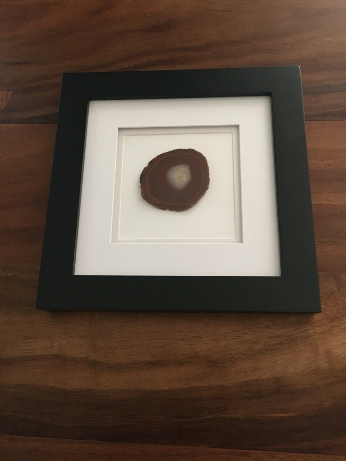 Red Agate Framed Geode Slice - Etsy