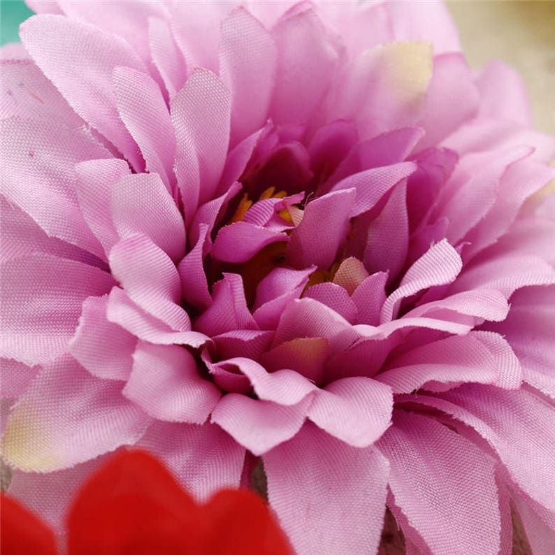 Artifical Simulation Silk Gerbera Daisy Flower Head DIY Wedding Holiday ...