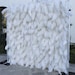 3D White Feather Wall on Cloth Fabric Wedding Party Photo Backdrop ...