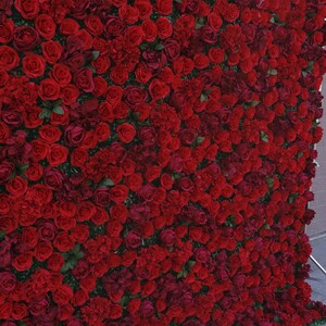 Popular Red Flower Wall Wedding Romantic Photography Backdrop Special ...