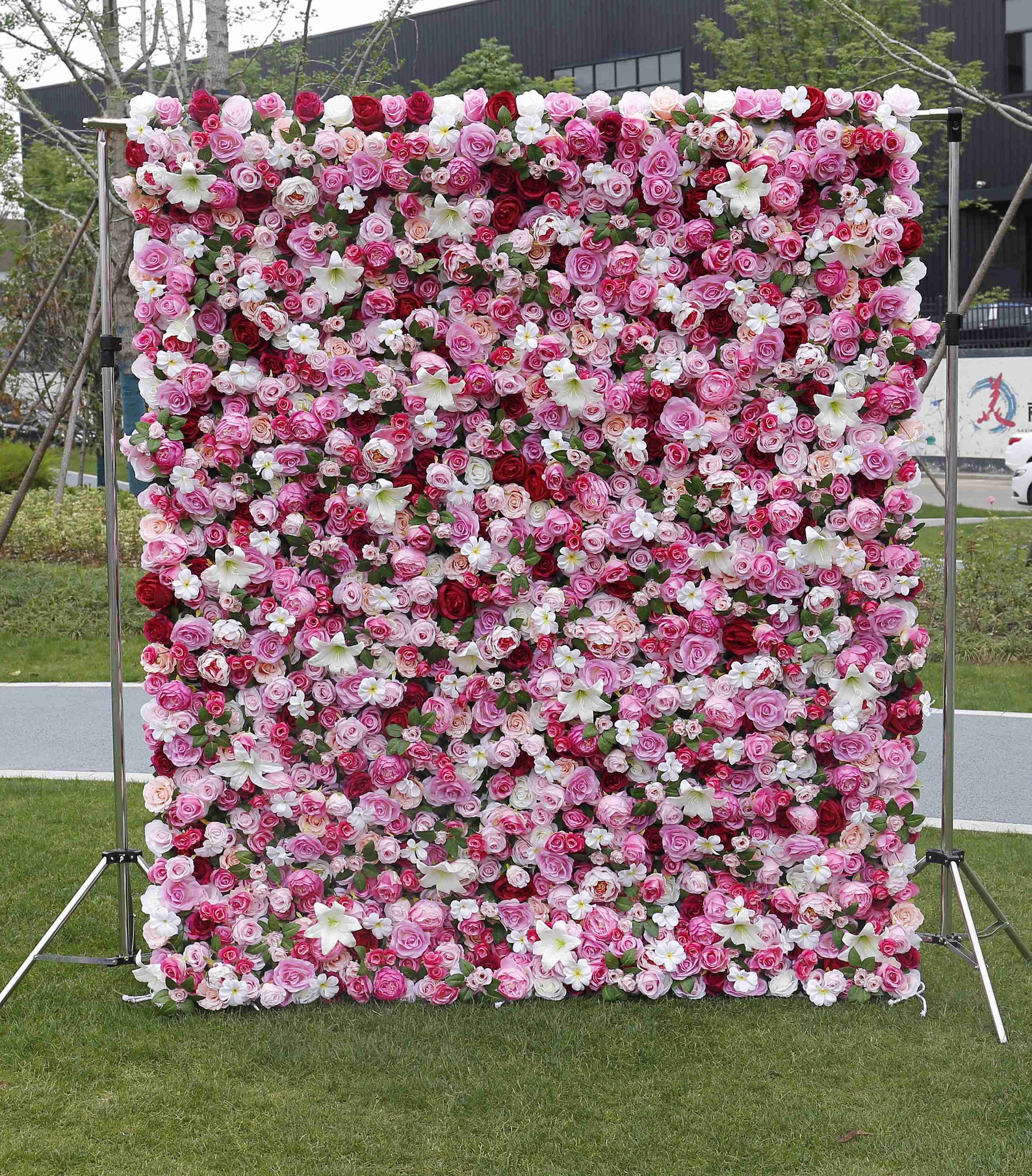 Floral Wall for Wedding Arrangement Fake Flower Wall for Photography ...