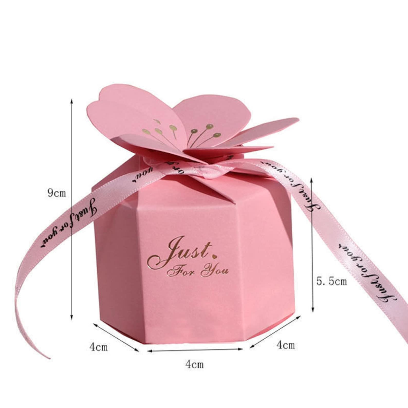 100pcs Japan Design Pink Cherry Blossom Wedding Favor Box Marriage ...