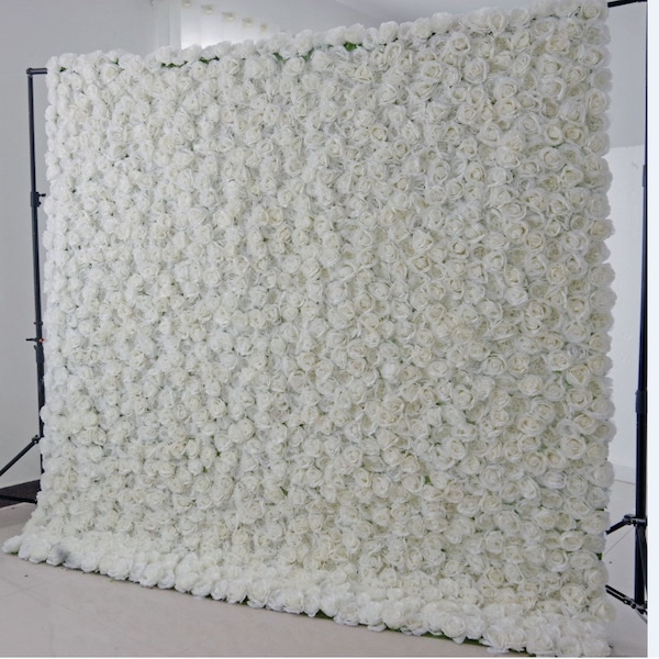 Rolling up Flower Wall Backdrop - Etsy