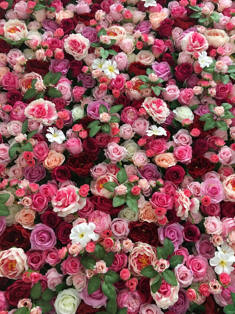 Simulation Flower Wall for Wedding Photography Backdrop Baby - Etsy