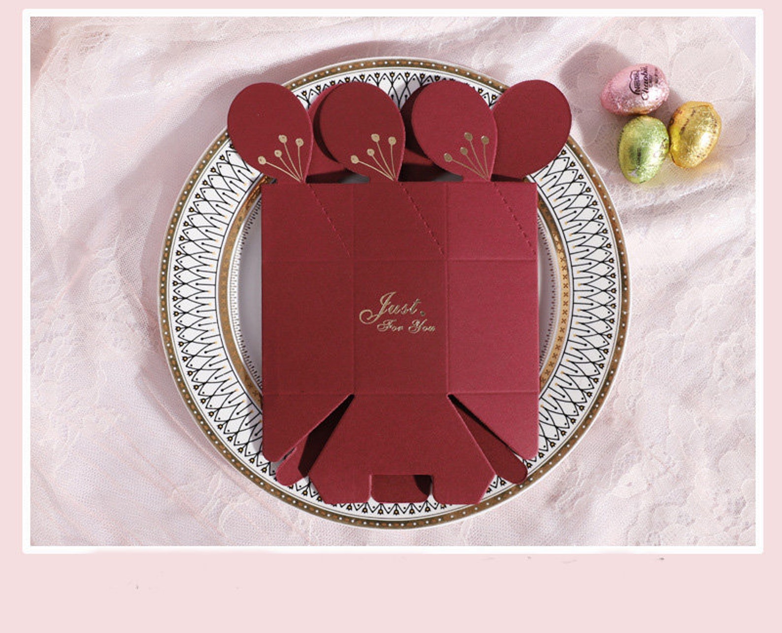 100pcs Japan Design Pink Cherry Blossom Wedding Favor Box Marriage ...