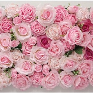 Blush Pink Flower Wall for Wedding Photography Backdrop Baby Shower ...