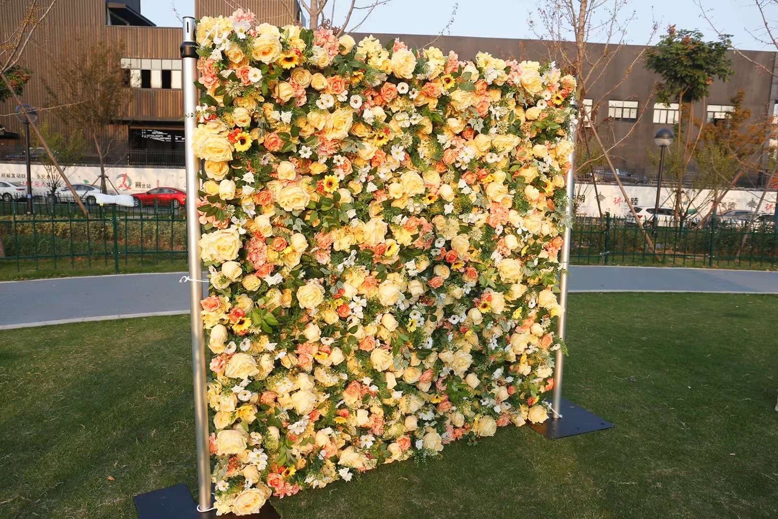 New Design Flower Wall for Wedding Arrangement Event Salon Party ...