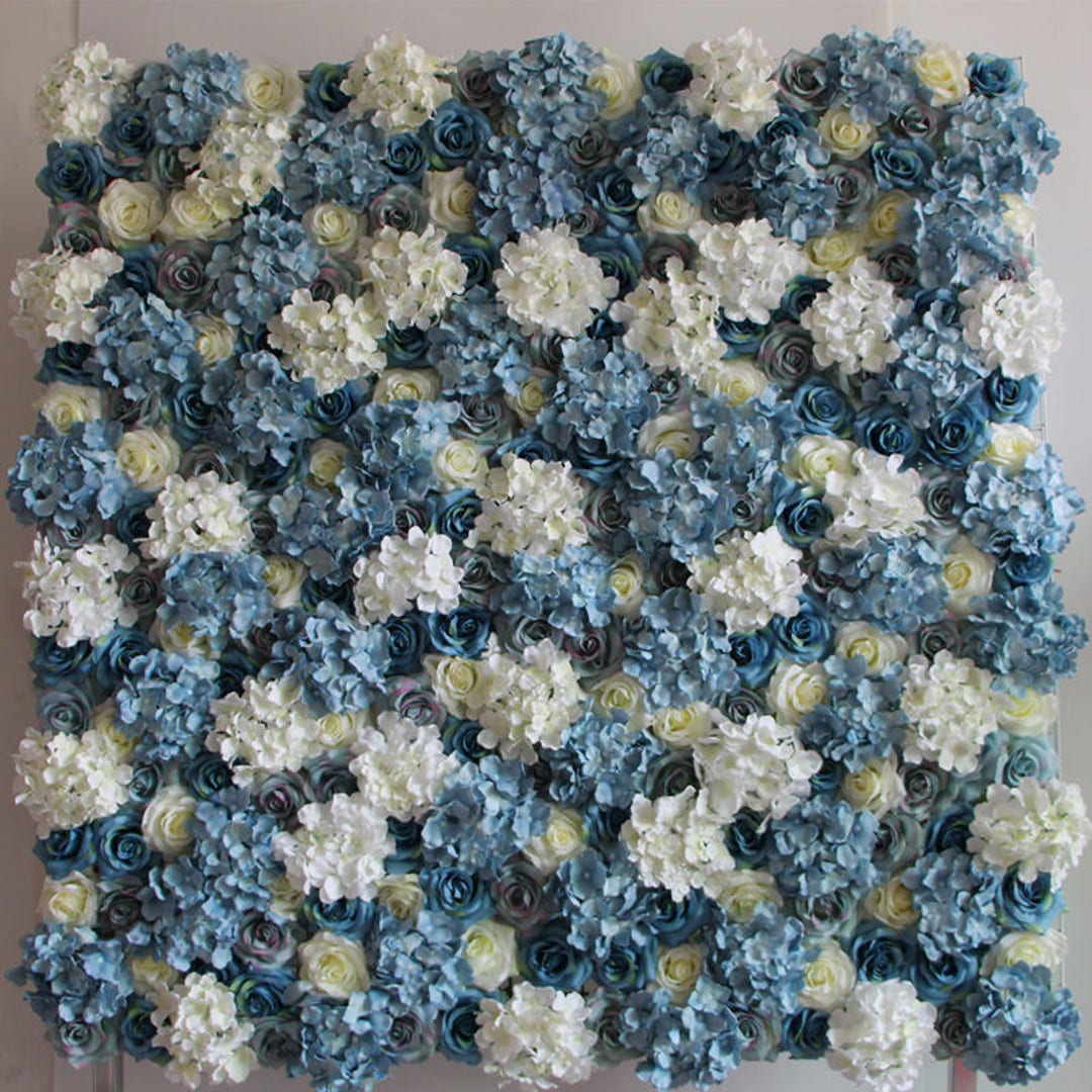 Blue Flower Wall for Wedding Romantic Photography Backdrop Special ...