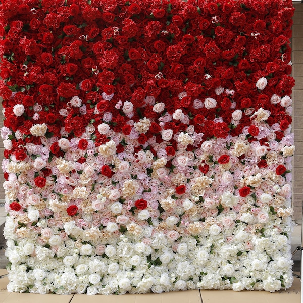 Rolling up Flower Wall Backdrop - Etsy