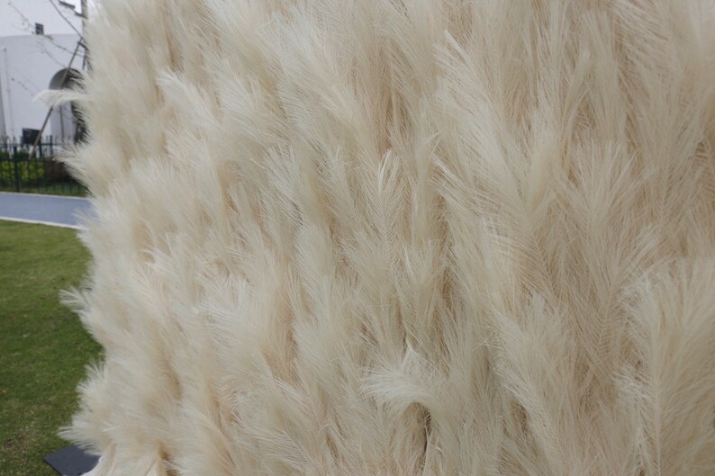 Artifical Simulated Reed Wall Puwei Pampas Grass Wall for - Etsy