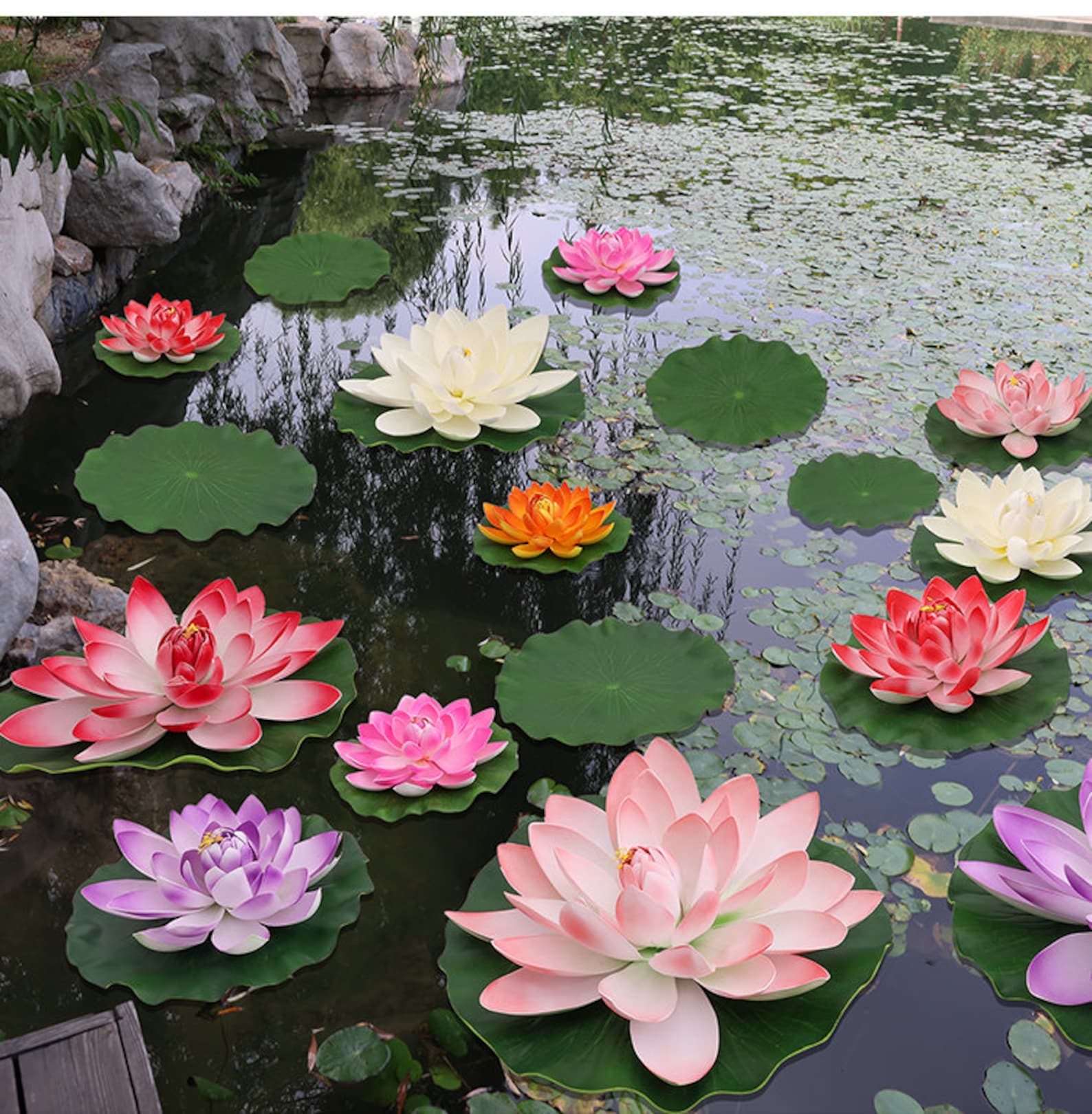 Light Pink Lotus Artificial Simulation Lotus Flowers PE Foam - Etsy