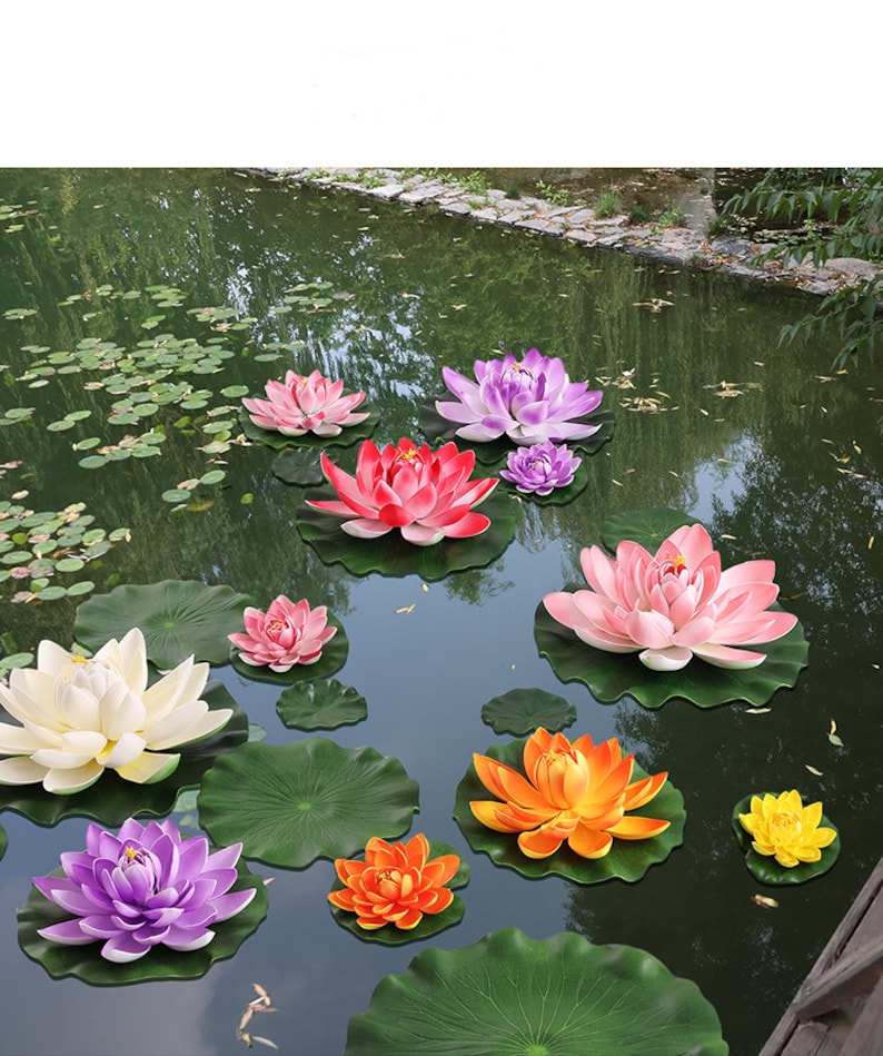 Light Pink Lotus Artificial Simulation Lotus Flowers PE Foam - Etsy