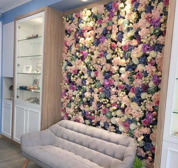 Colorful Flower Wall for Wedding Backdrop Arrangement Decor | Etsy