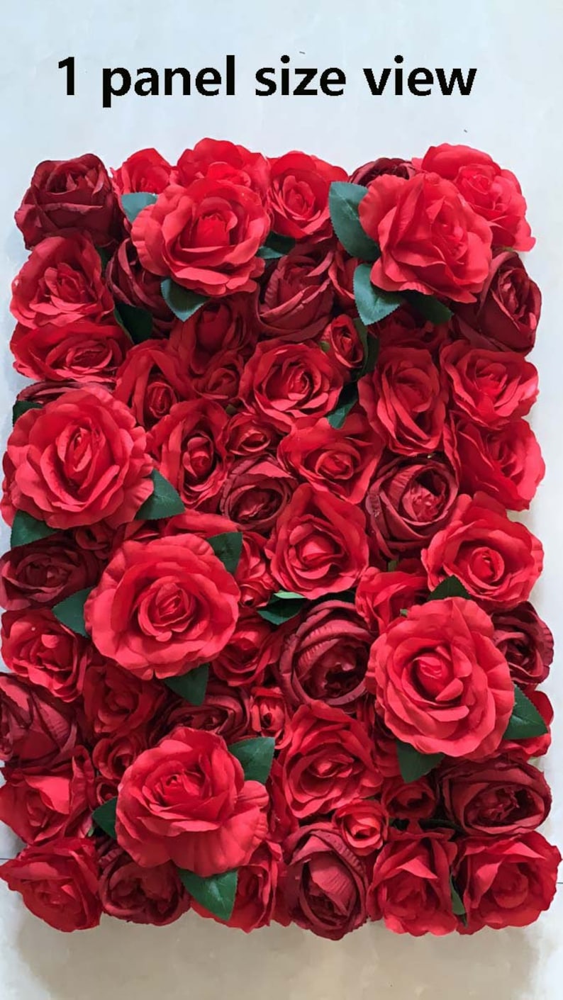 Full Red Rose Wedding Flower for Romantic Photography Backdrop - Etsy