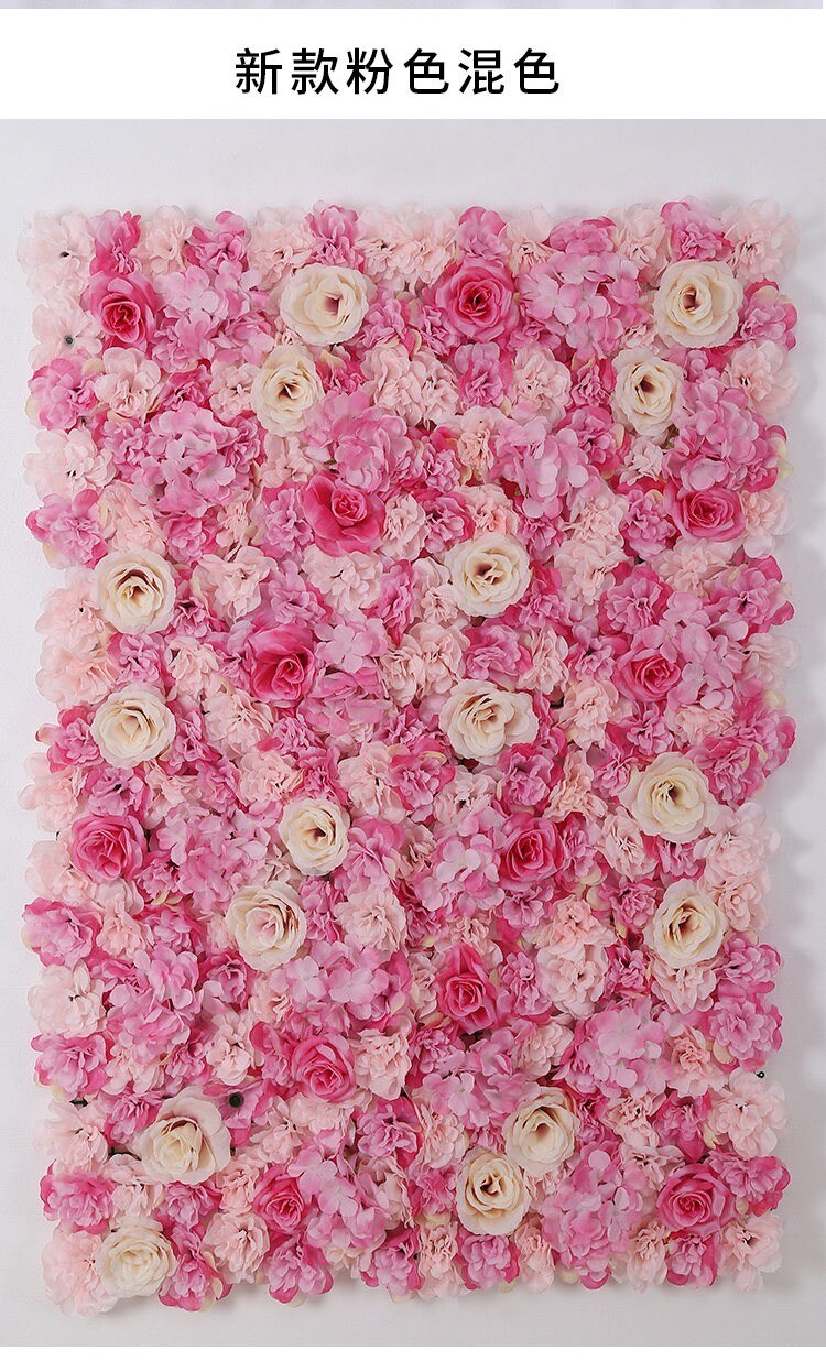 Simulation Floral Wall Artificial Flower Background for | Etsy