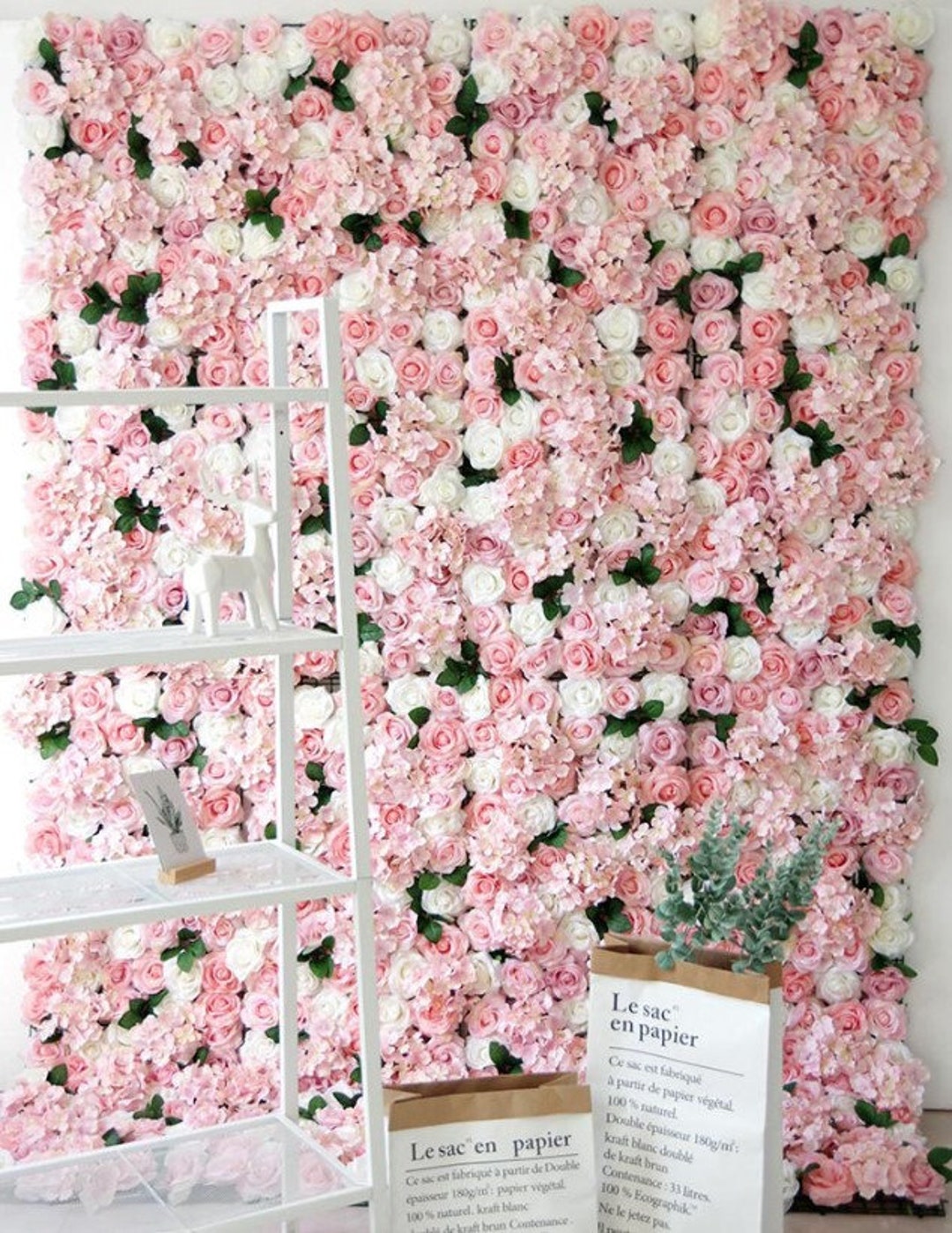 Flower Wall for Wedding Romantic Photography Backdrop Bridal Shower ...