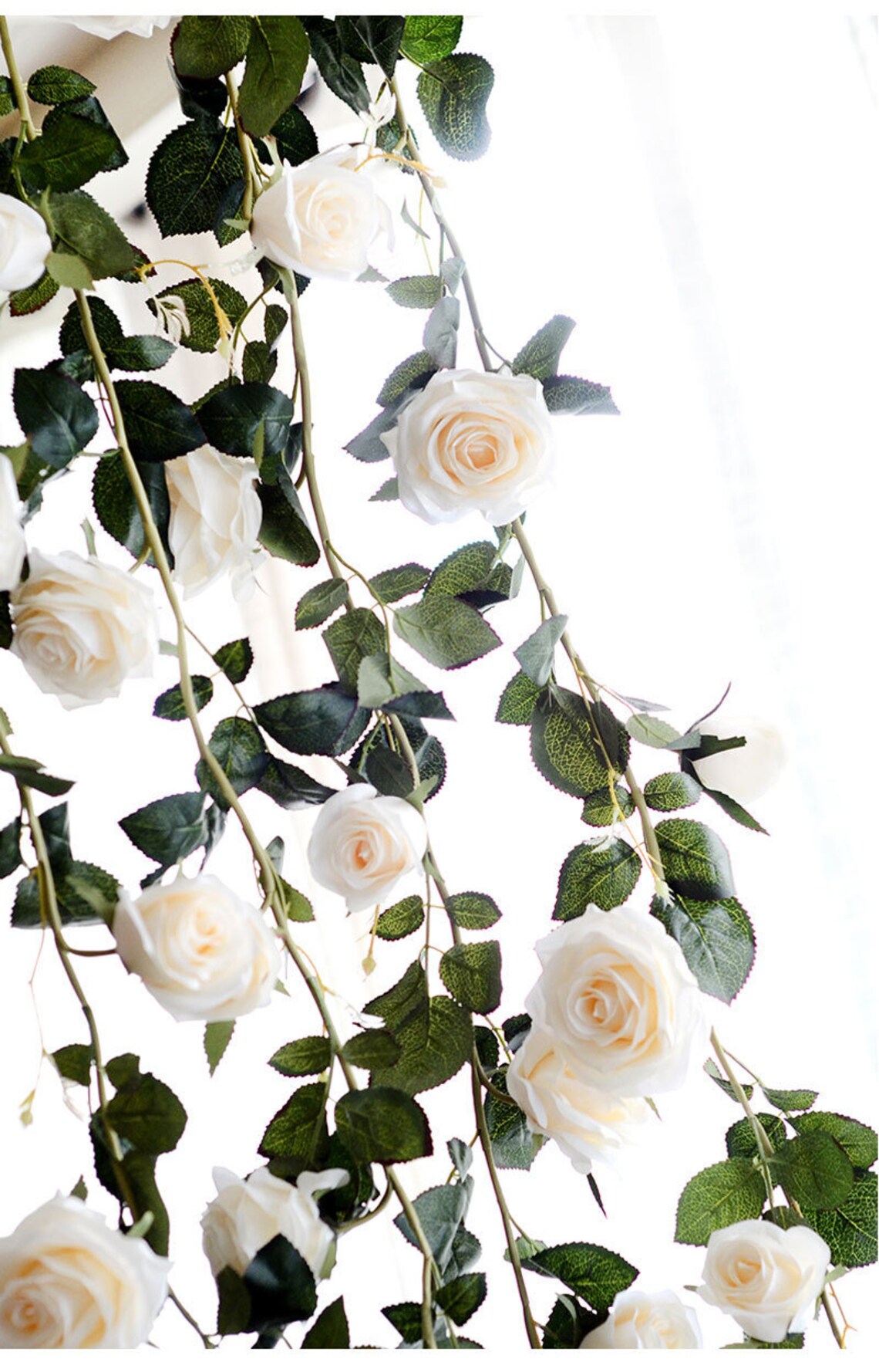 High Quality Artificial Flower Garland Simulation Vine Rose | Etsy