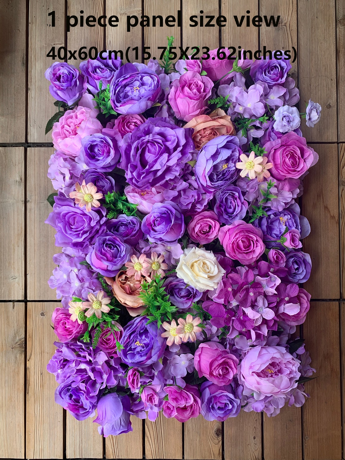 Purple Flower Backdrop Wall for Wedding Arrangement Bridal - Etsy