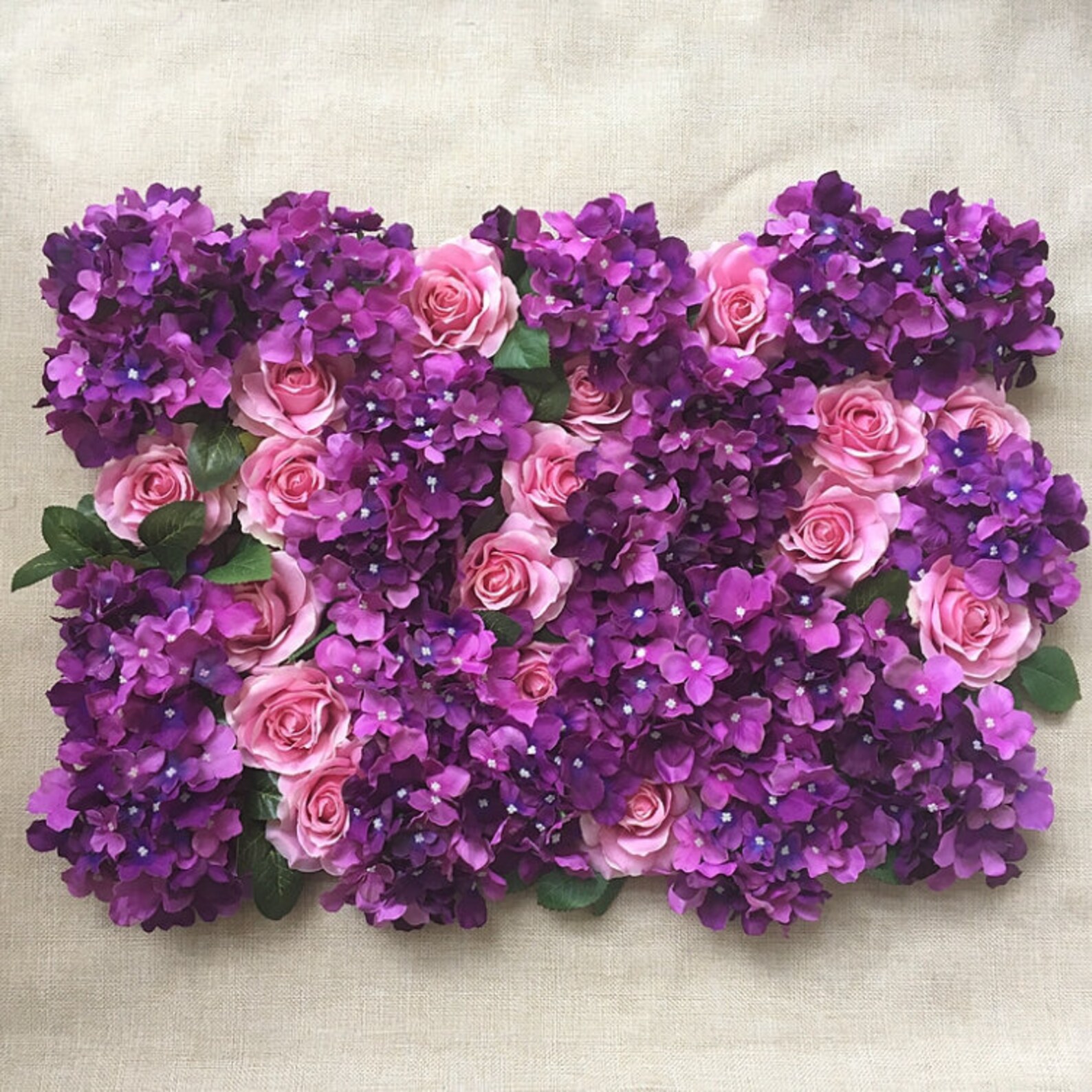 Violet Wedding Flower Wall Floral Wall for Romantic - Etsy