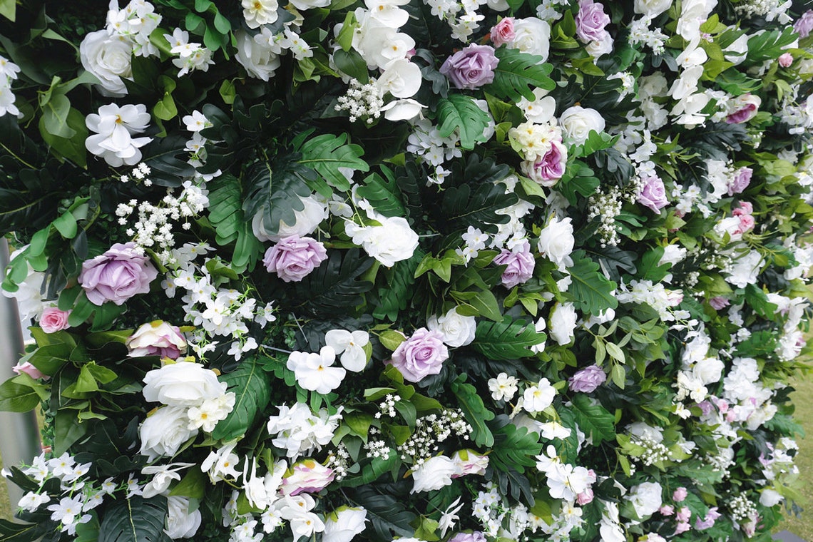 5D Flower Wall for Wedding Arrangement Event Salon Party Photography ...