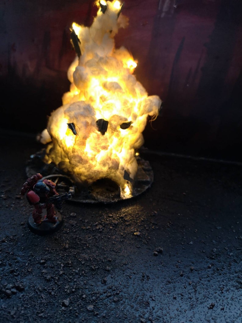 Led Explosion 5 Inch Blast Template Marker - Etsy UK