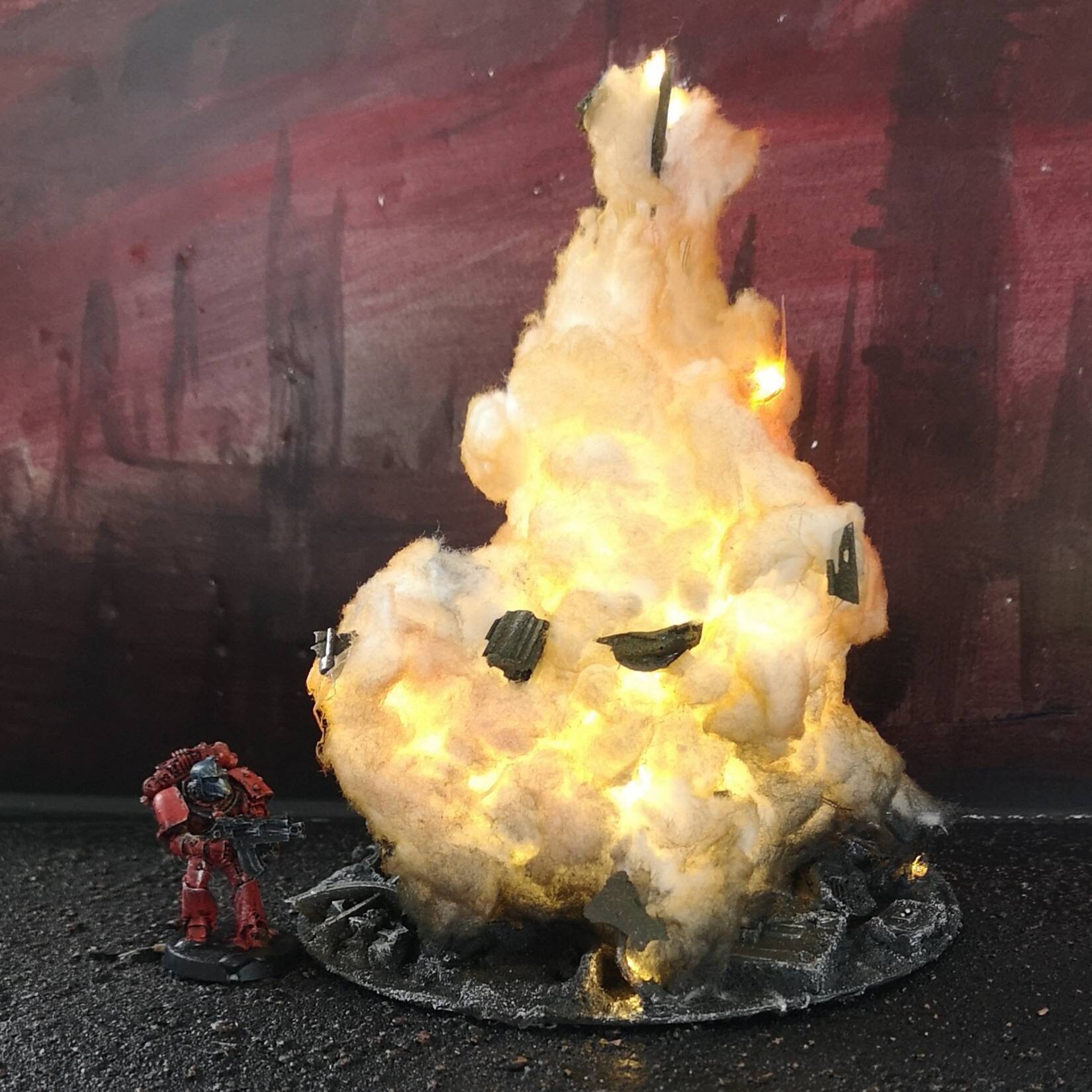 Led Explosion 5 Inch Blast Template Marker | Etsy UK