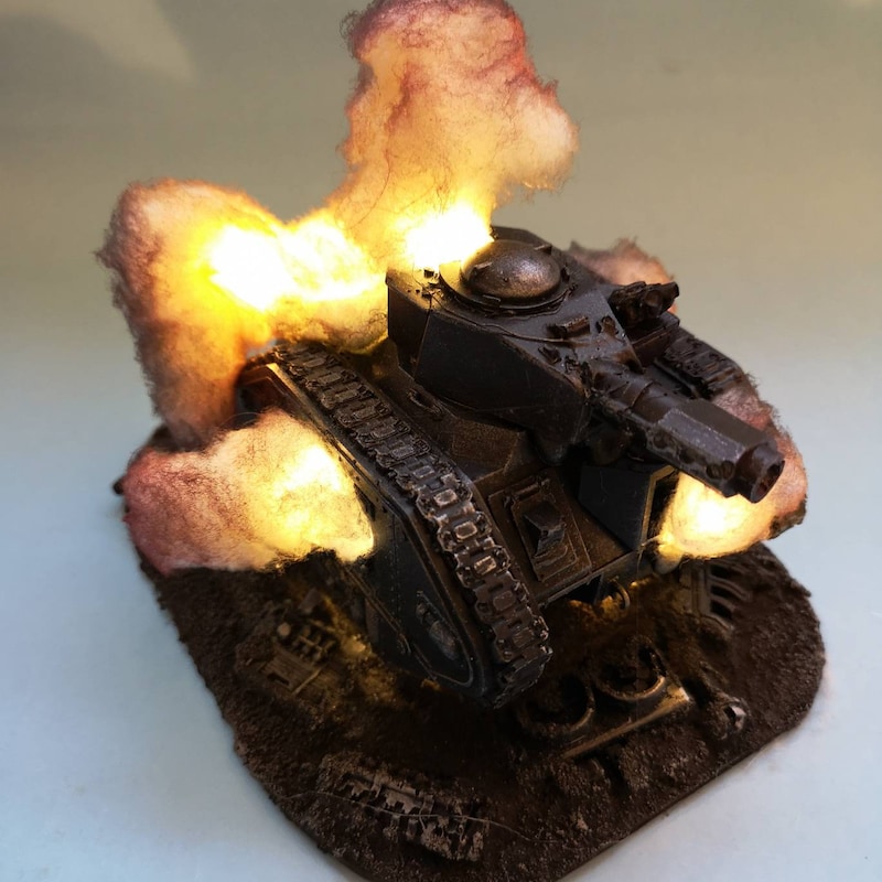 40k Tank Destroyed - Etsy UK