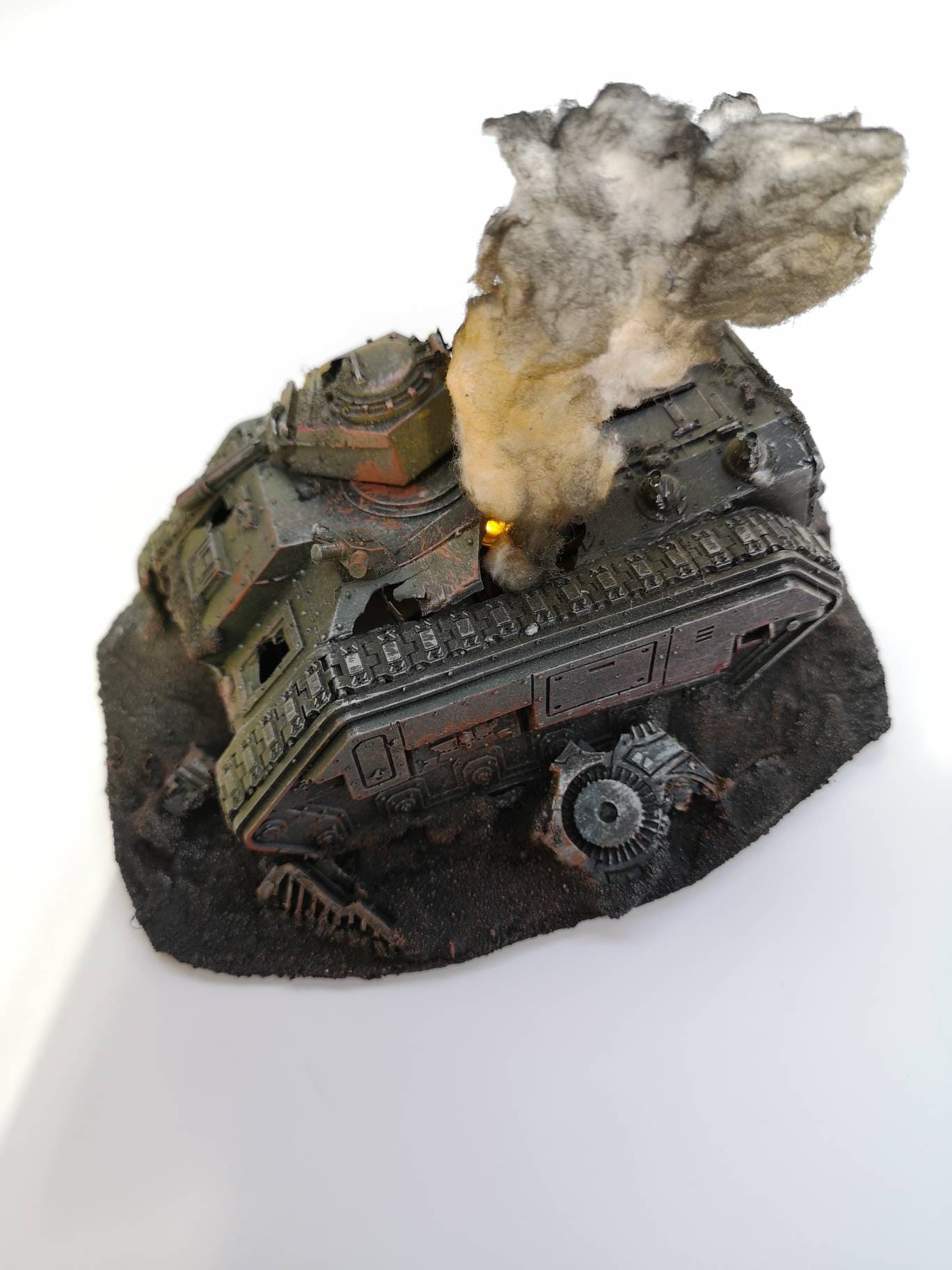 Destroyed Burning Chimera Tank Scenery Piece 28mm Wargames - Etsy UK