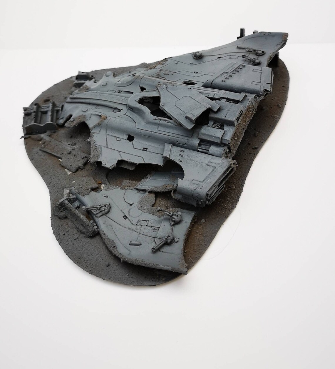 Epic 6mm Scale Crashed Alien Ship Manta. Led Lit. Scenery - Etsy
