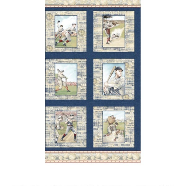 Baseball Quilt Panel - Etsy