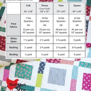 BOXED UP Quilt Pattern #175 by Cluck Cluck Sew - 4 Sizes - Fun and Fast ...