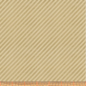 VERY WOOLY WINTER - Shark Skin in Camel - Wool Look Stripe Cotton Quilt ...
