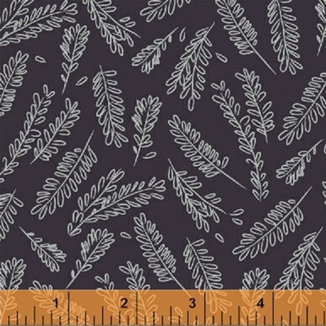 CUCINA - Herbs in Charcoal Grey - Gray Herb Italian Kitchen Cotton ...