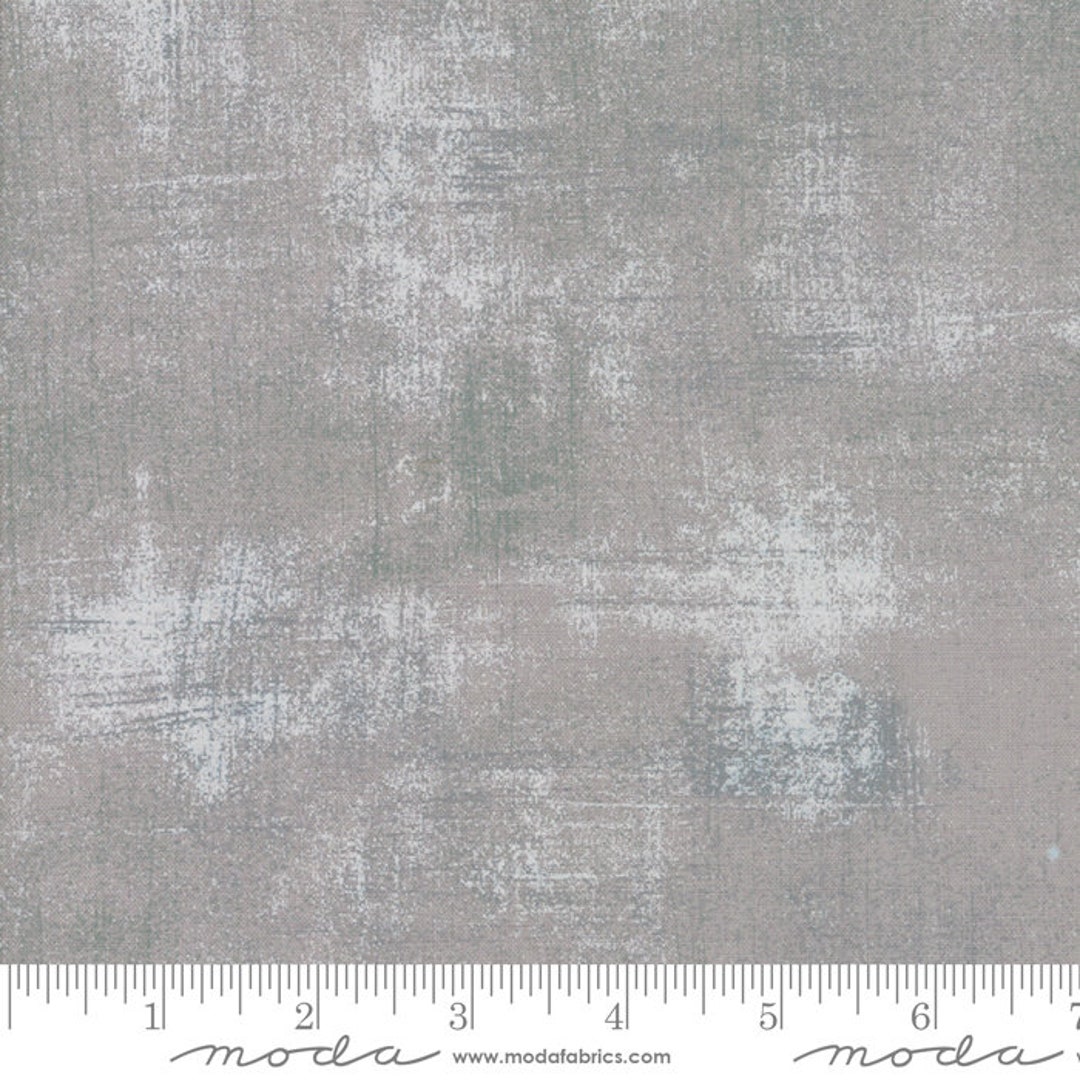 34" Remnant GRUNGE BASICS - Silver - Texture Blender in Gray - Cotton ...