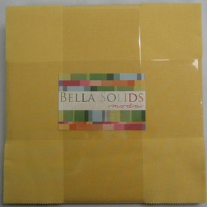 BELLA SOLIDS Layer Cake in 30s Colors - (42) 10" X 10" Squares - Cotton ...