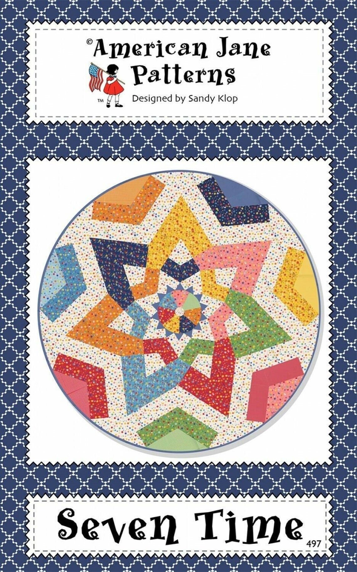 Seven Time Quilt Pattern 61 X 61 Shown With - Etsy