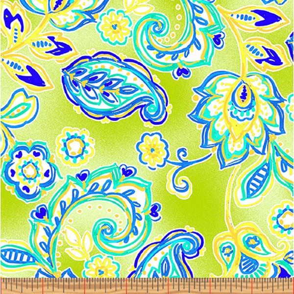 Blue Green Fabric - Etsy