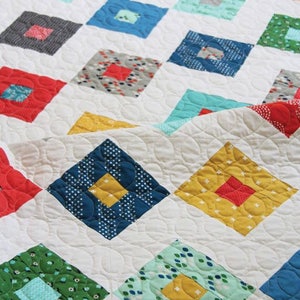 LUCKY Quilt Pattern #153 by Cluck Cluck Sew - Jelly Roll Friendly in 4 ...