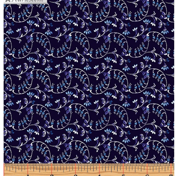 Purple and Navy Fabric - Etsy