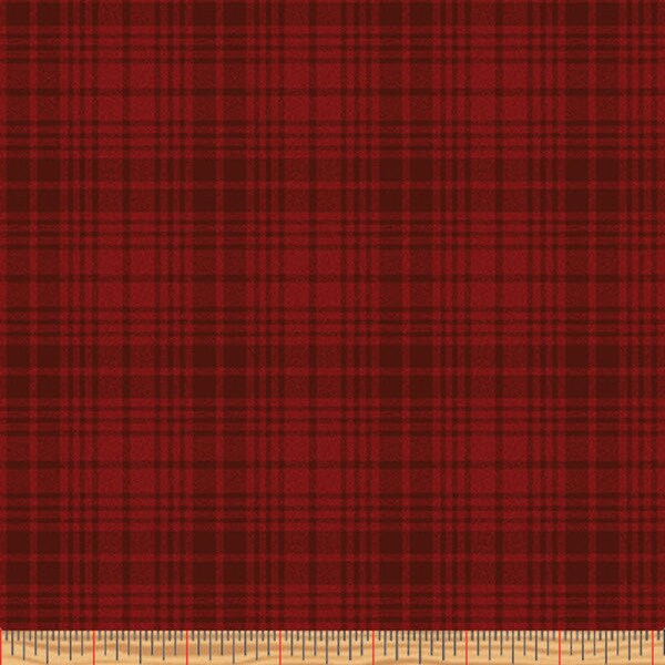 Red Plaid Fabric - Etsy