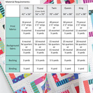 COLOR POP Quilt Pattern #180 by Cluck Cluck Sew - 5 Sizes - Simple ...