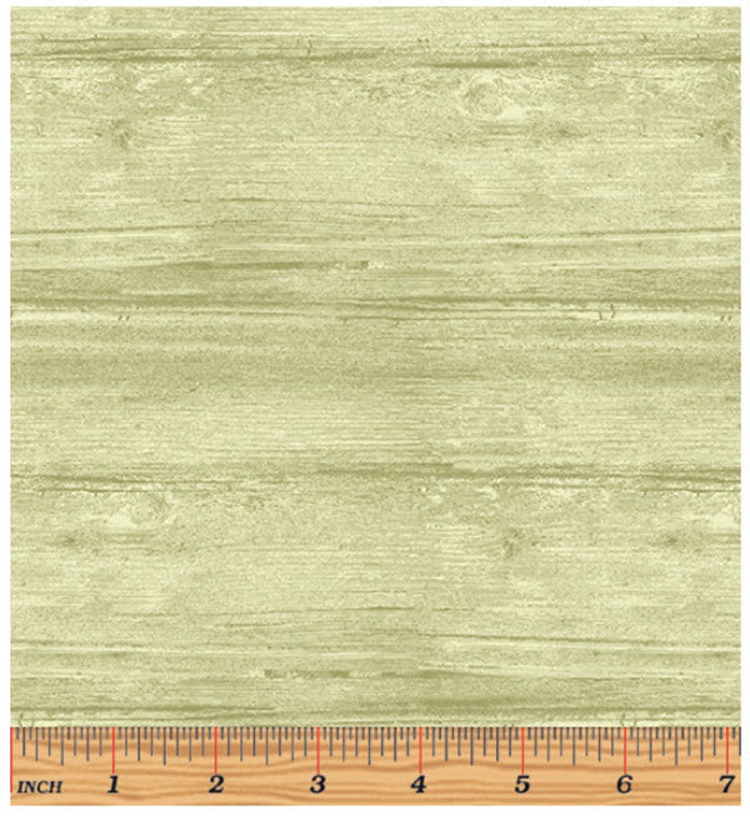 WASHED WOOD basic Sage Green Wood Grain Blender Basics Cotton Quilt ...