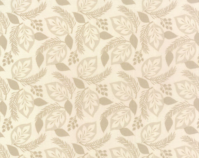 SOLSTICE - Evergreen in Tonal Snow - Winter Cotton Quilt Fabric - by ...