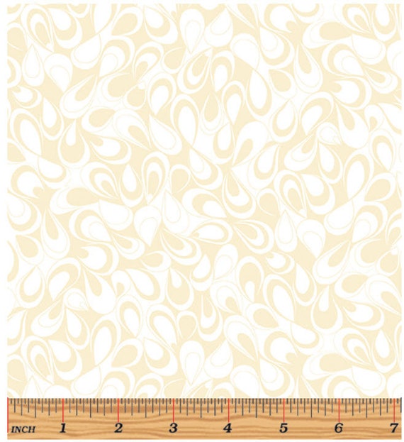 BETTER BASICS DELUXE basic Tonal Paisley in White / Ecru | Etsy