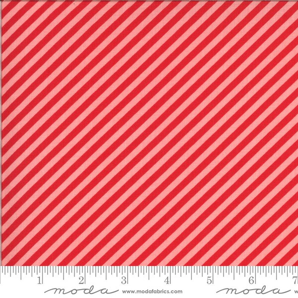 Red Striped Fabric - Etsy